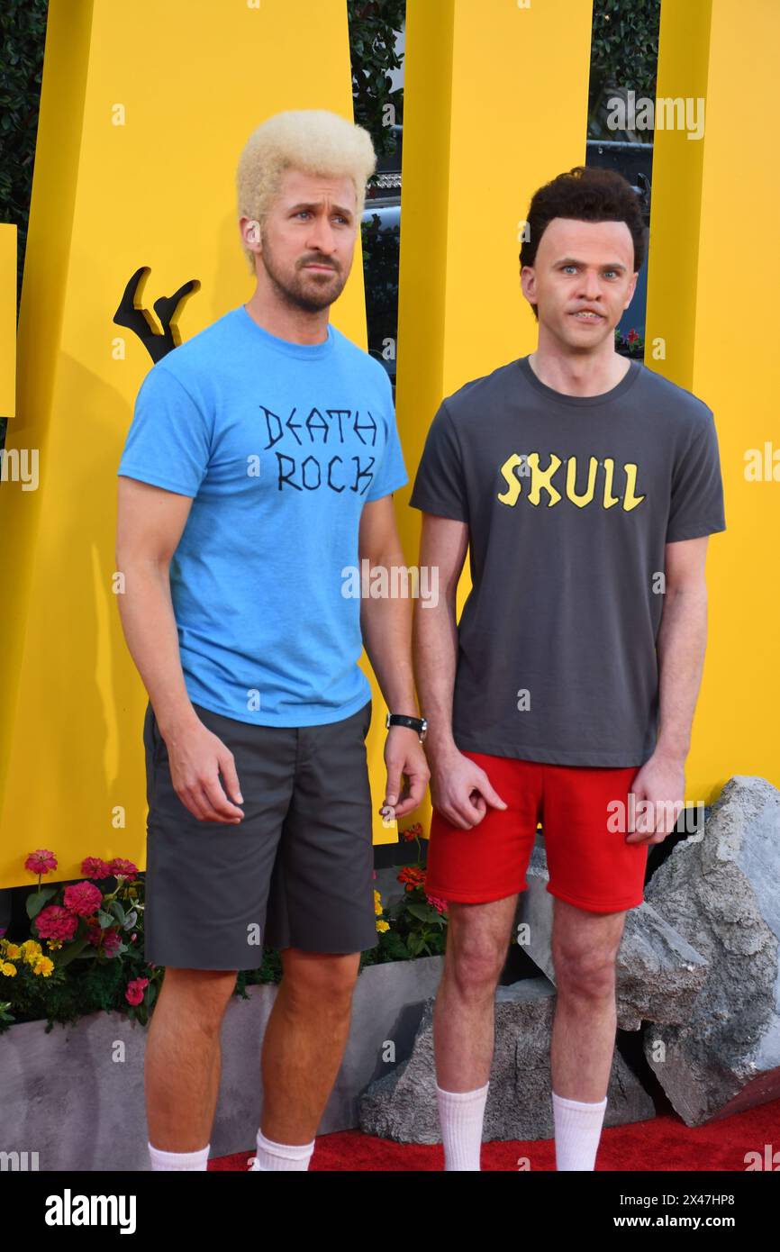 Los Angeles, California, USA 30th April 2024 Actor Ryan Gosling and ...