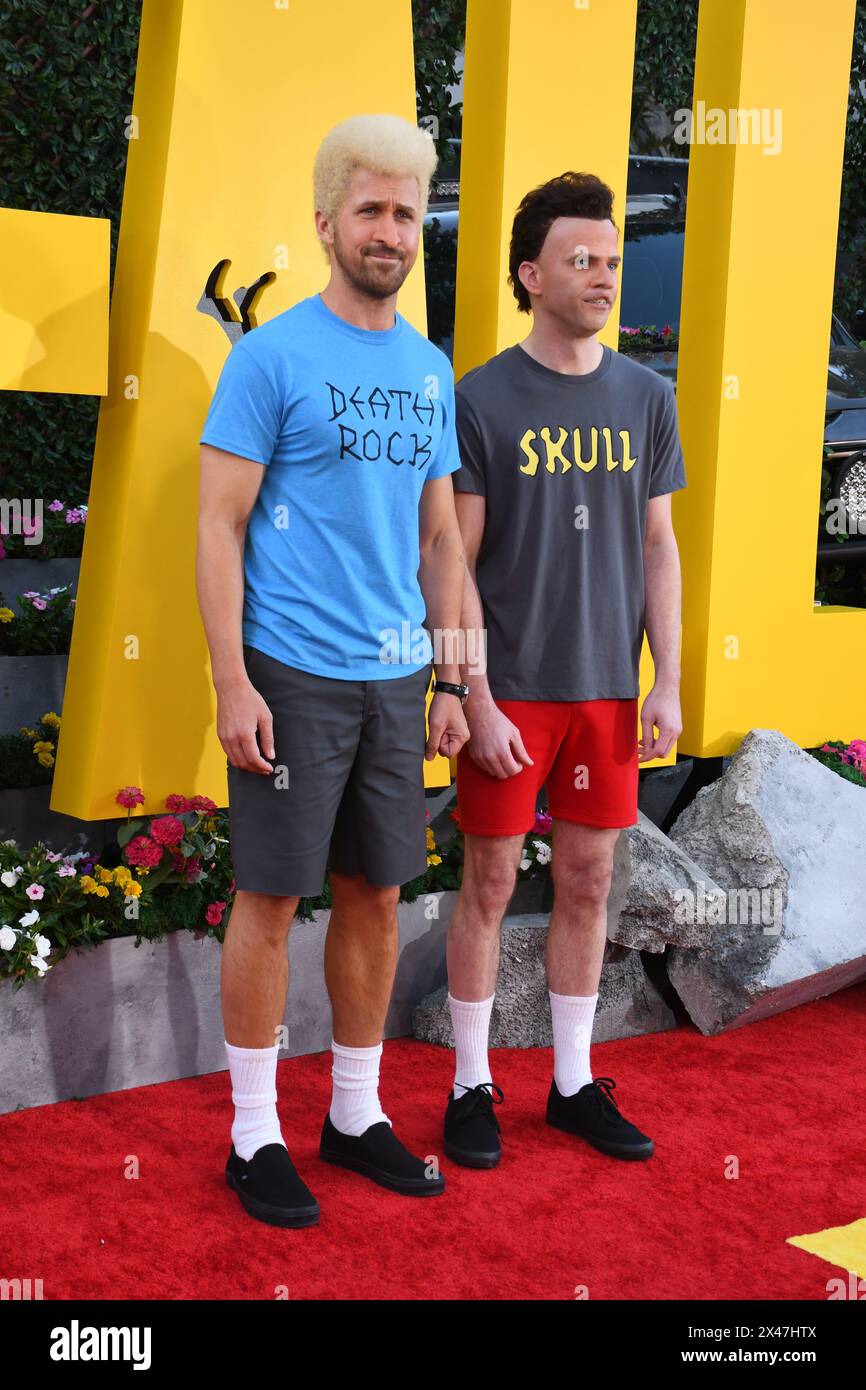 Los Angeles, California, USA 30th April 2024 Actor Ryan Gosling and ...