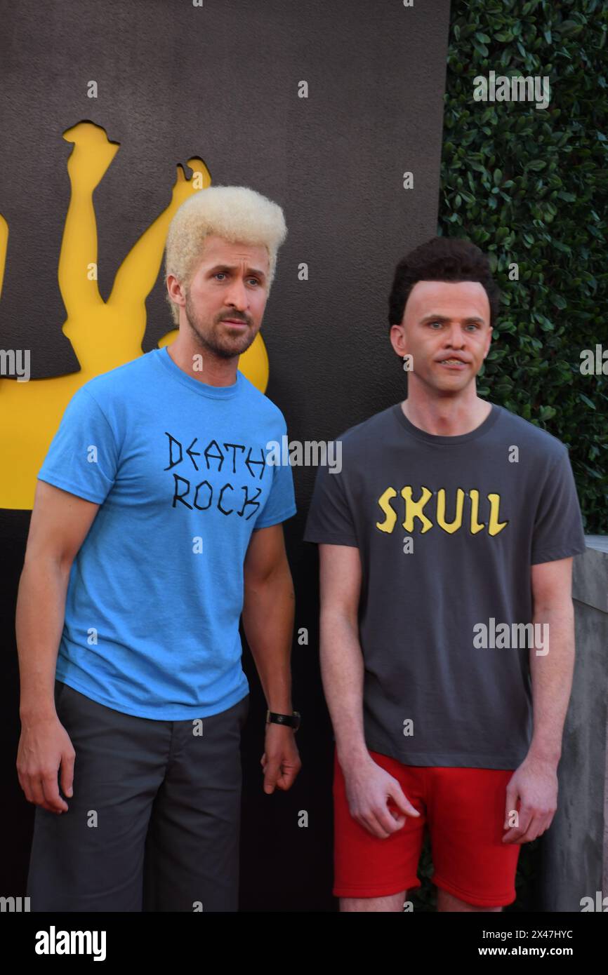 Los Angeles, California, USA 30th April 2024 Actor Ryan Gosling and ...