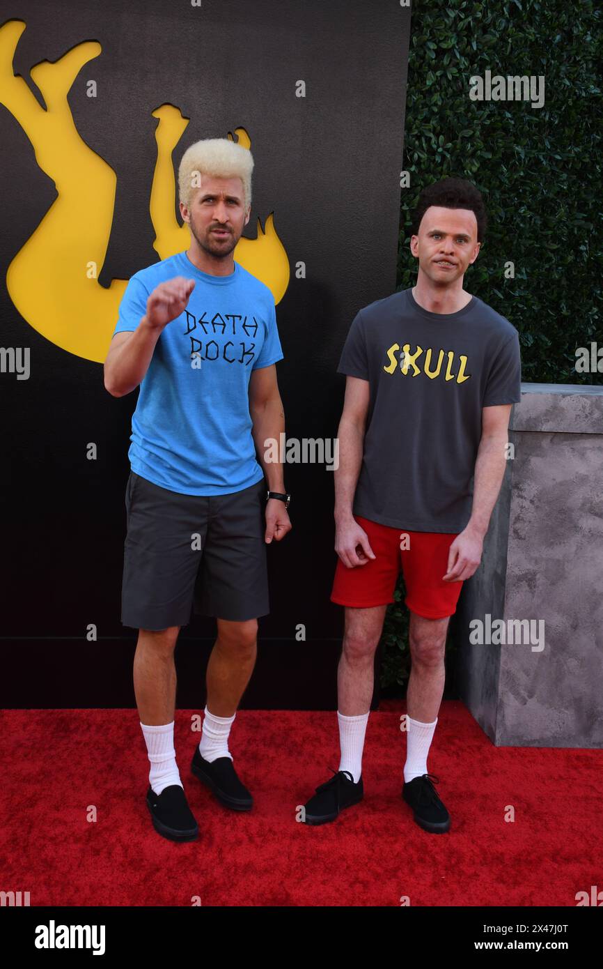 Los Angeles, California, USA 30th April 2024 Actor Ryan Gosling and ...
