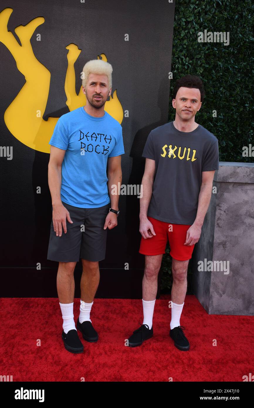 Los Angeles, California, USA 30th April 2024 Actor Ryan Gosling and Actor Mikey Day attend Los ...