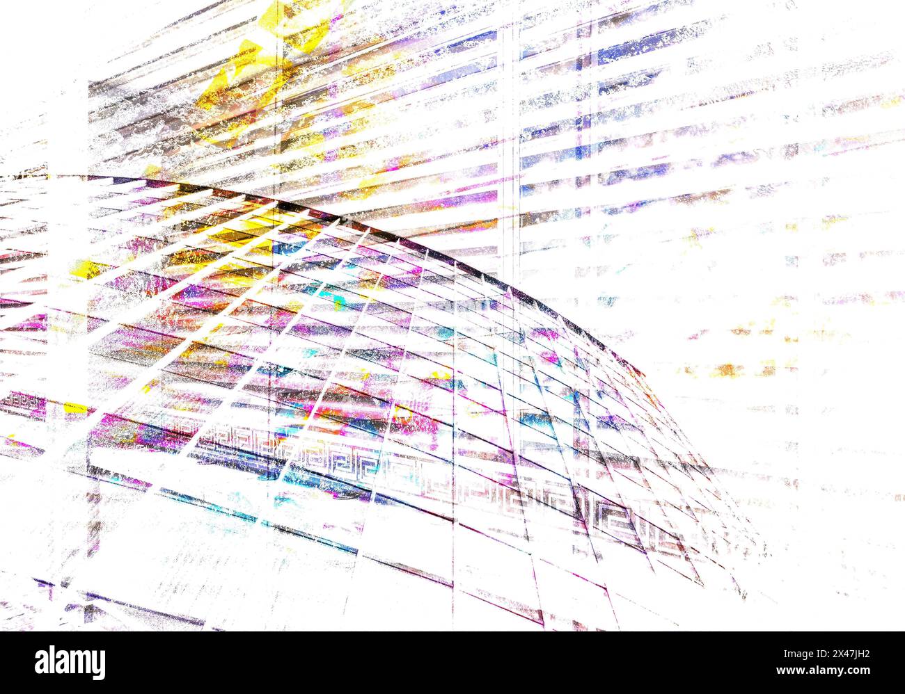 abstract urban architecture background with multi exposure Stock Photo ...