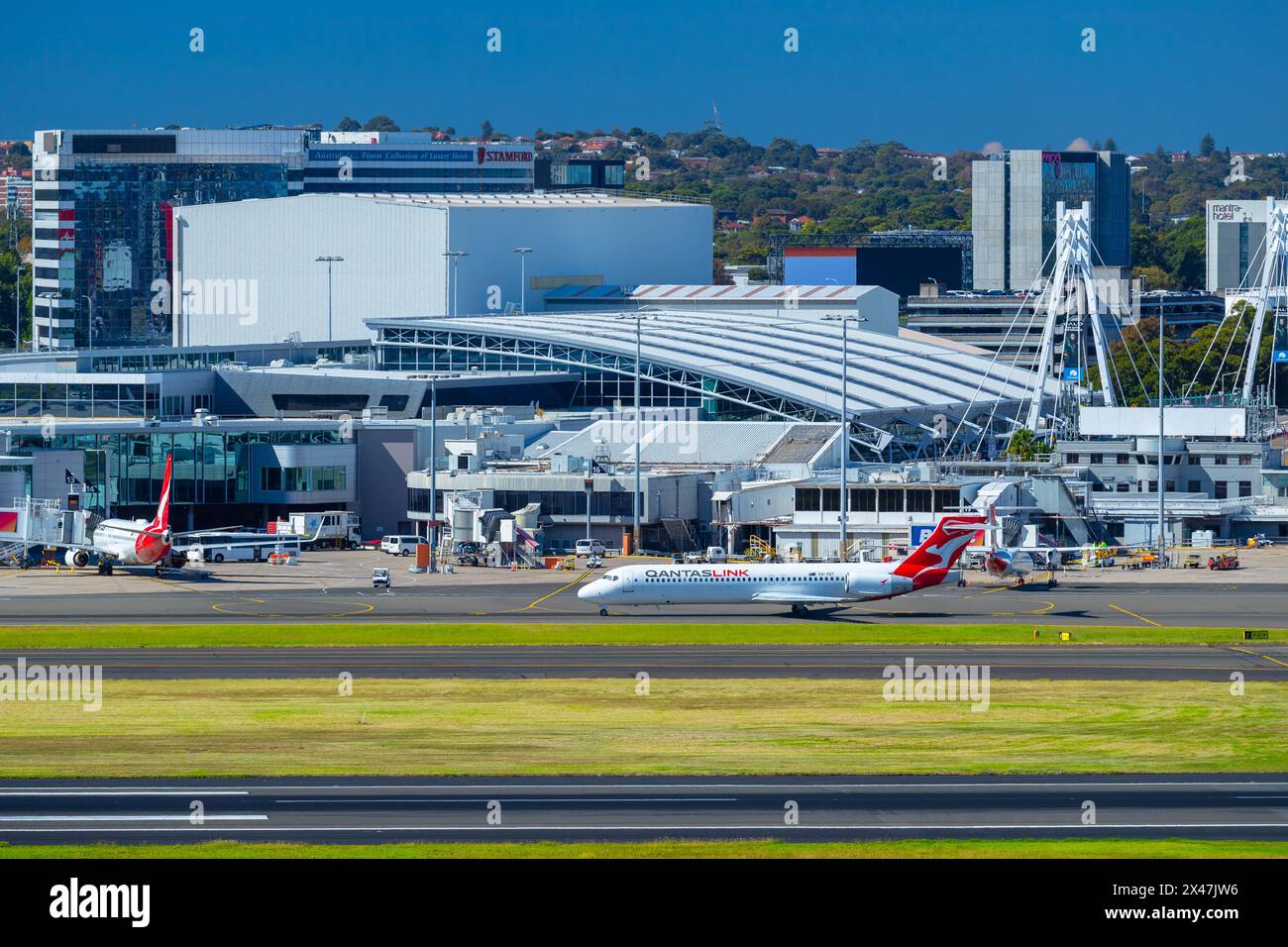 Sydney (Kingsford Smith) Airport in Sydney, Australia. Pictured: the ...