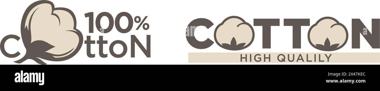 Collection of organic cotton logos hi-res stock photography and images ...