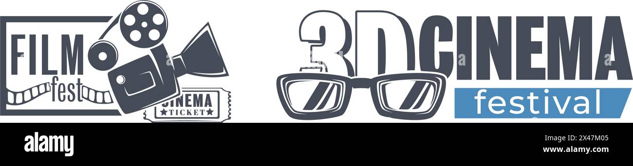 Festival screening of Stock Vector Images - Alamy