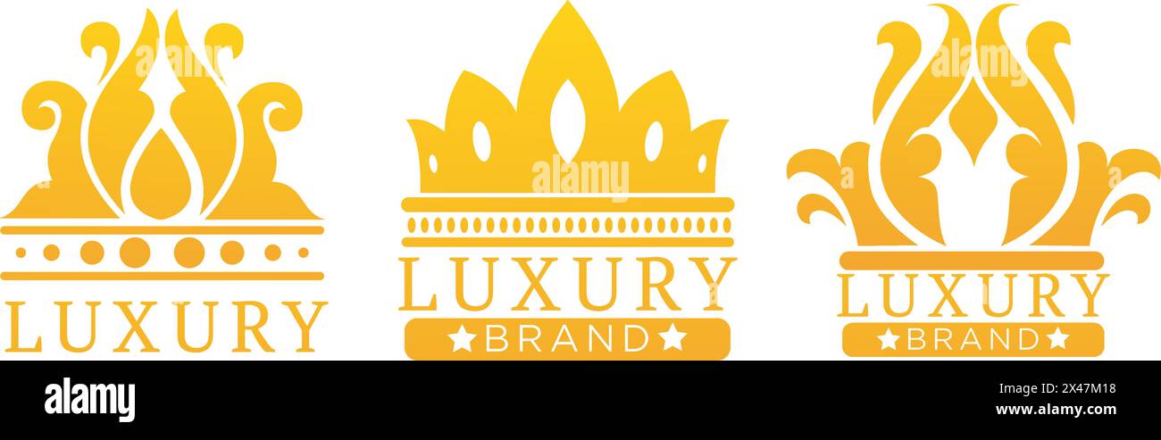 Royal Emblem Logo Series vector Stock Vector Image & Art - Alamy