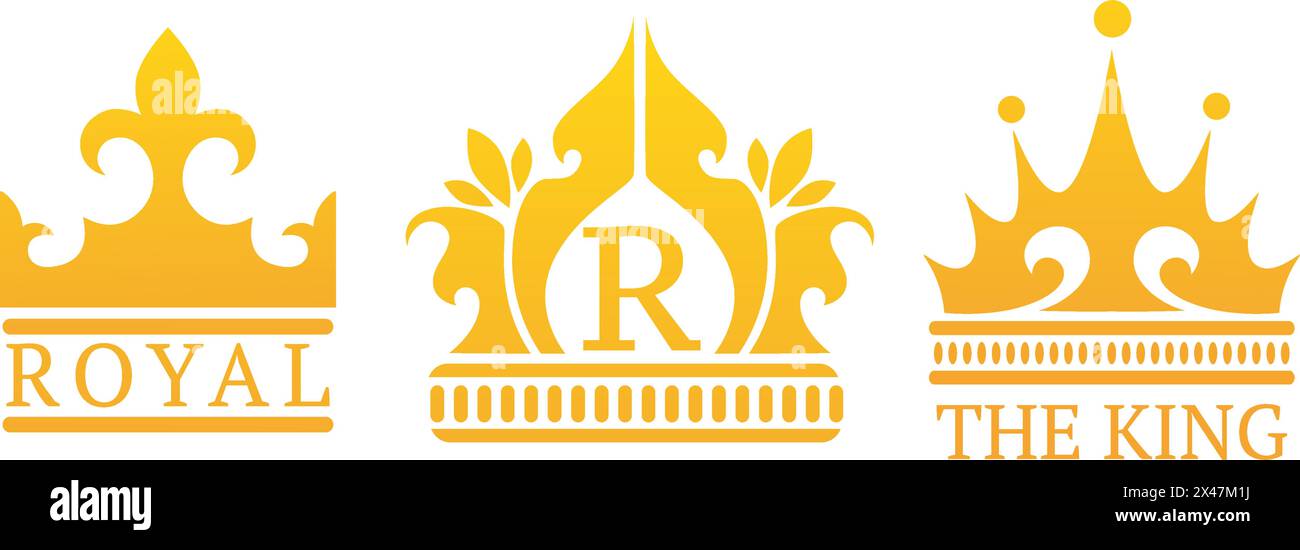 Royal Emblem Logo Series vector Stock Vector Image & Art - Alamy
