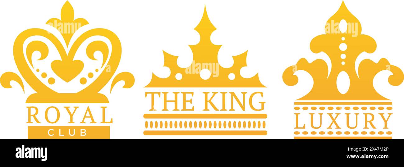 Royal Emblem Logo Series vector Stock Vector Image & Art - Alamy