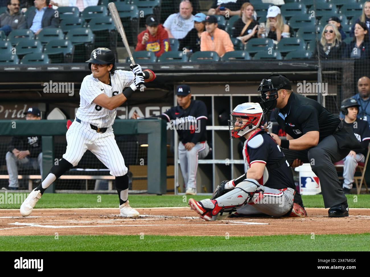 Chicago, United States. 30th Apr, 2024. Nicky Lopez #8, of the Chicago ...