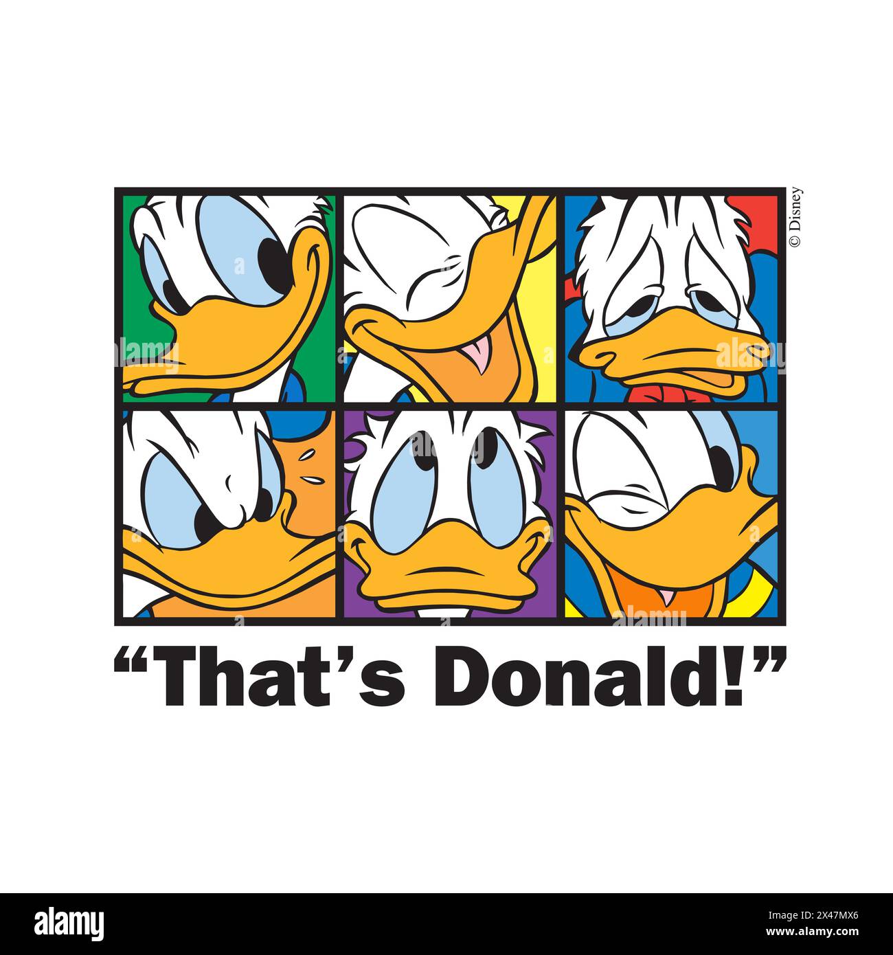 Donald duck logo hi-res stock photography and images - Alamy