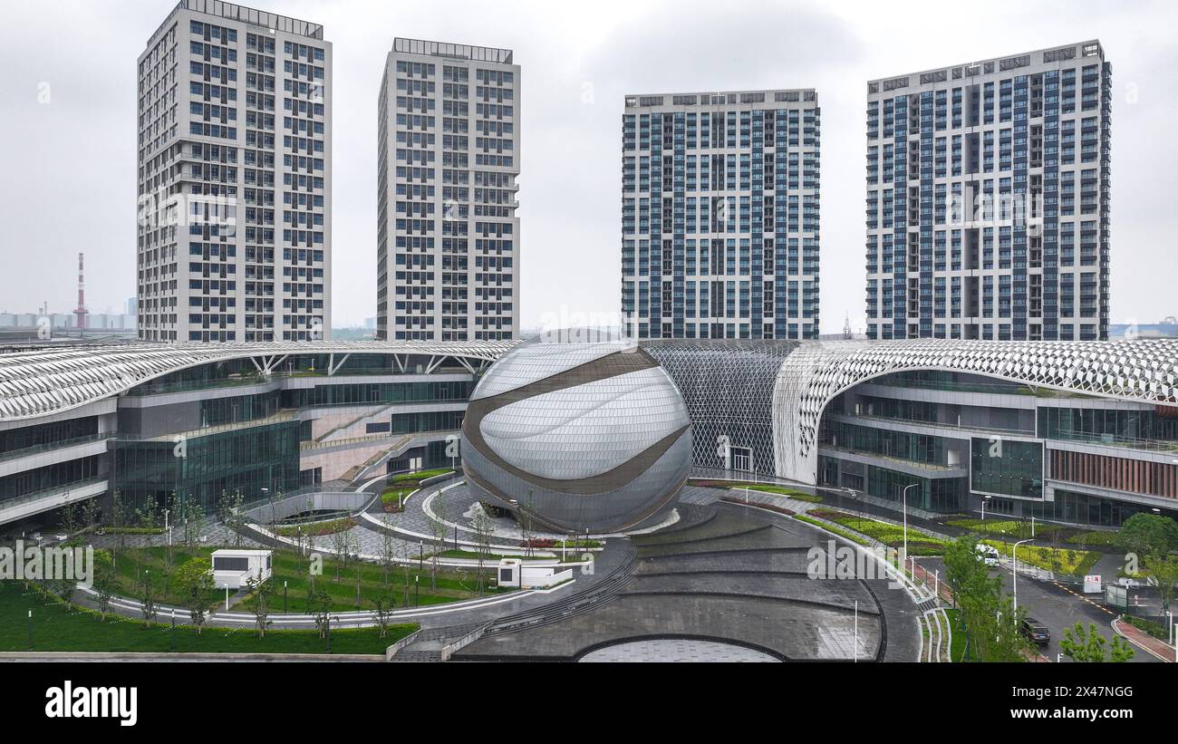 SHANGHAI, CHINA - APRIL 30, 2024 - An aerial photo shows China's ...