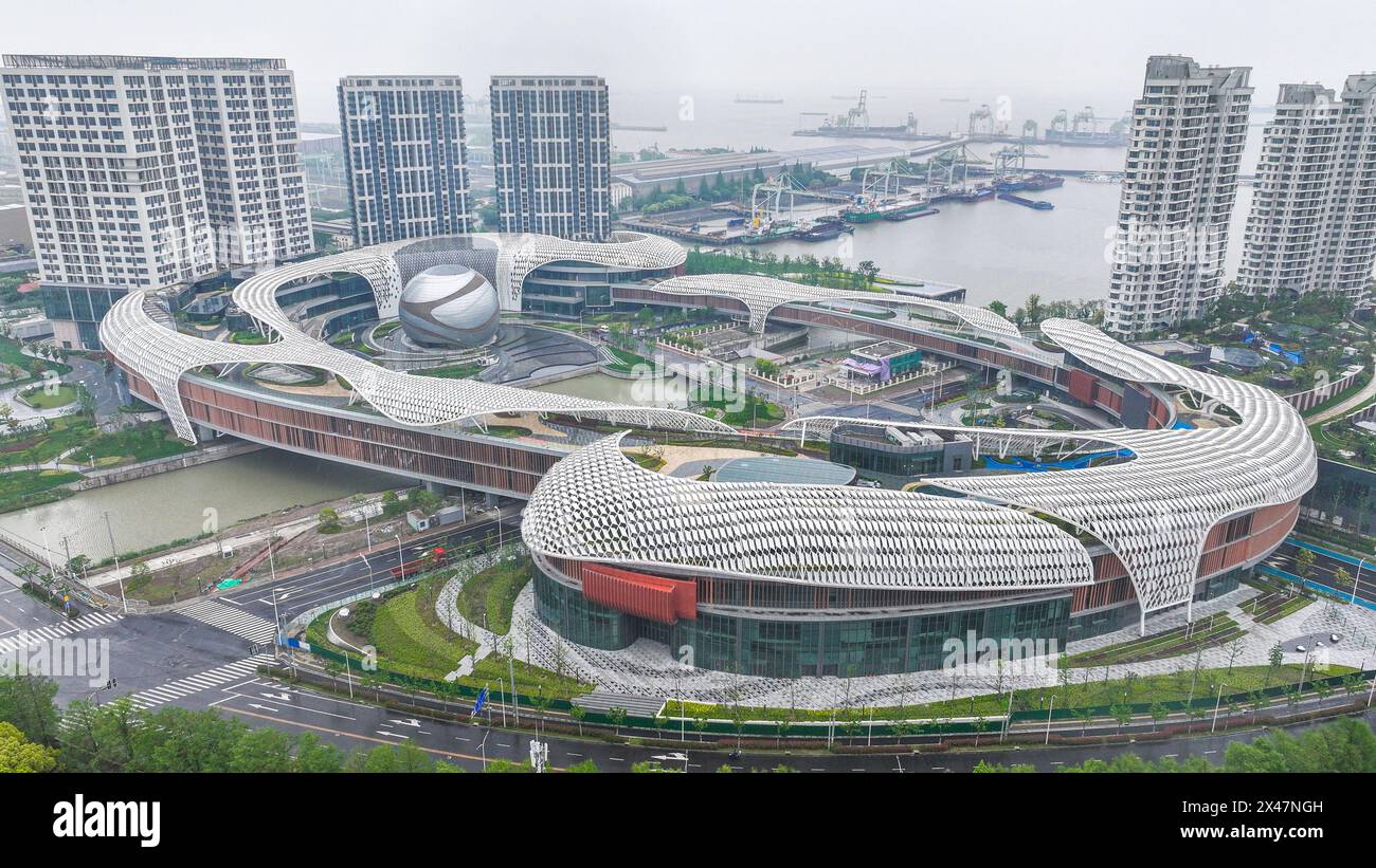 SHANGHAI, CHINA - APRIL 30, 2024 - An aerial photo shows China's ...