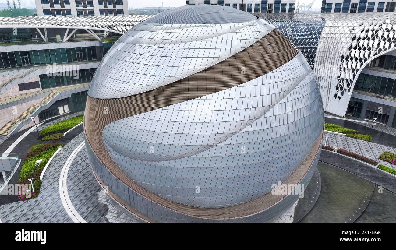 SHANGHAI, CHINA - APRIL 30, 2024 - An aerial photo shows China's ...