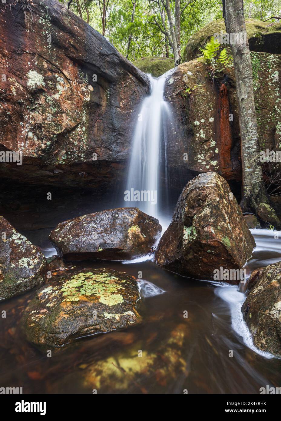 Waterfall rocks landforms hi-res stock photography and images - Alamy