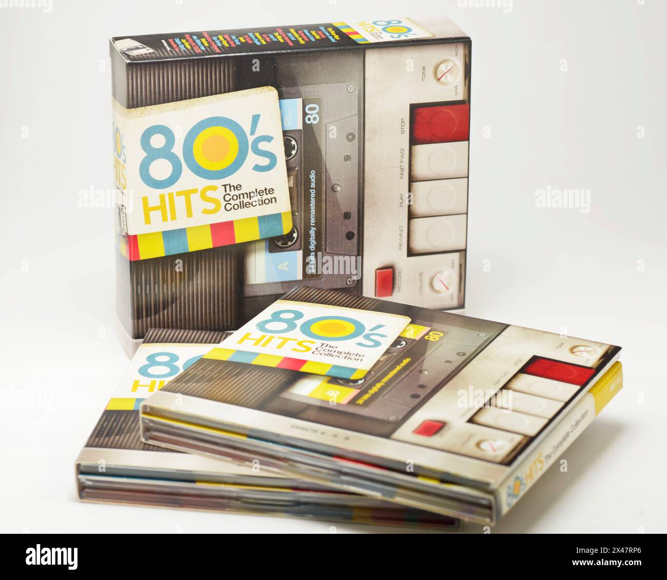 80s Hits The Complete Collection CDs vintage art look paper cases ...