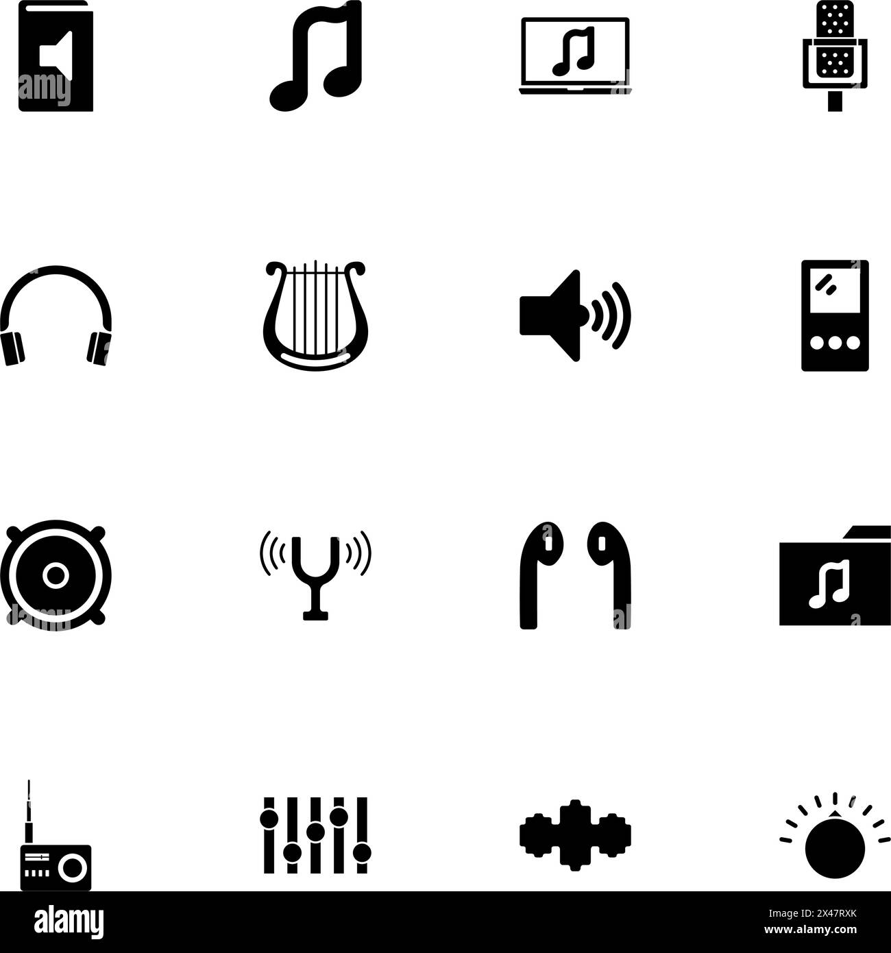 Sound icon - Expand to any size - Change to any colour. Perfect Flat ...