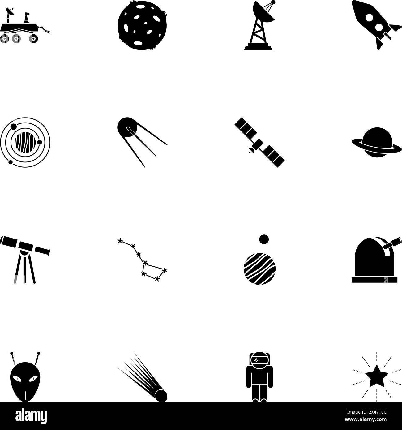Space icon - Expand to any size - Change to any colour. Perfect Flat Vector Contains such Icons ...