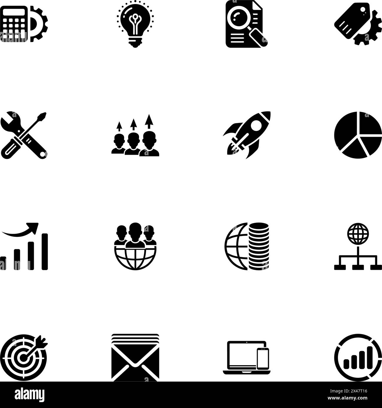 Seo icon - Expand to any size - Change to any colour. Perfect Flat ...