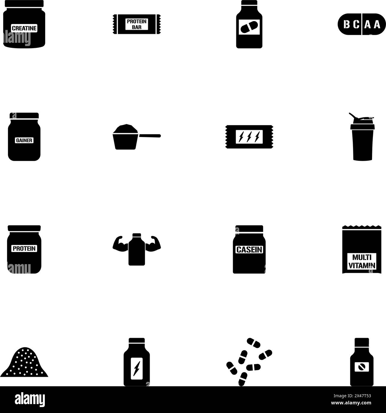Sport Supplements icon - Expand to any size - Change to any colour ...