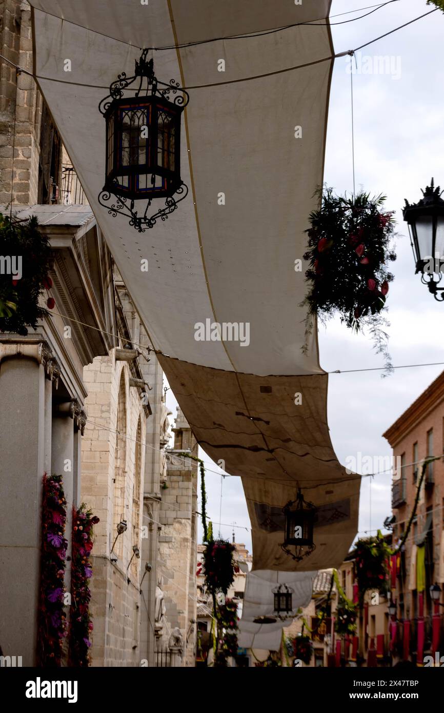 Parade of the Tarasca and the giants and big heads in the Corpus ...
