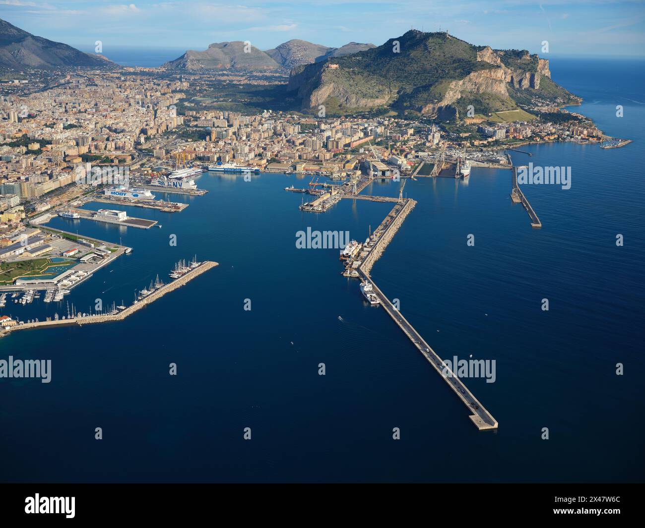 Palermo ferry terminal hi-res stock photography and images - Alamy