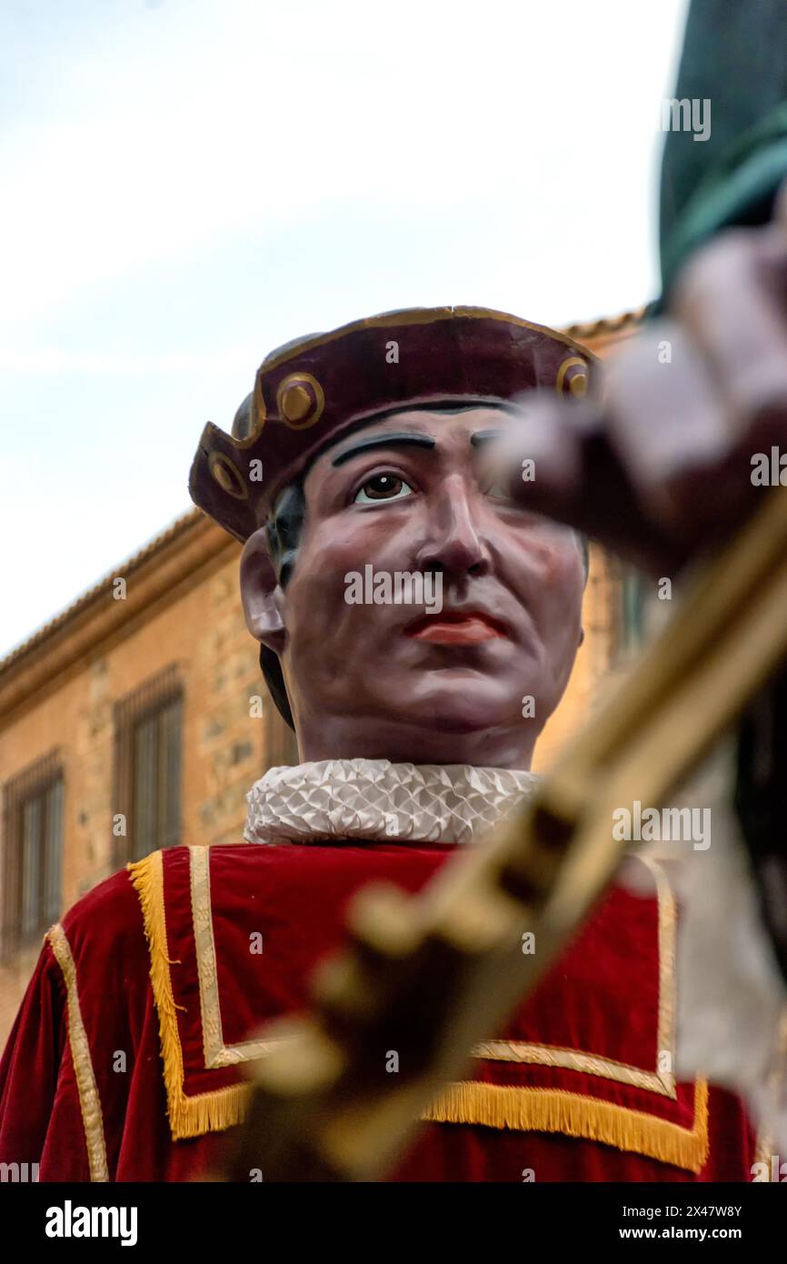 Parade of the Tarasca and the giants and big heads in the Corpus ...