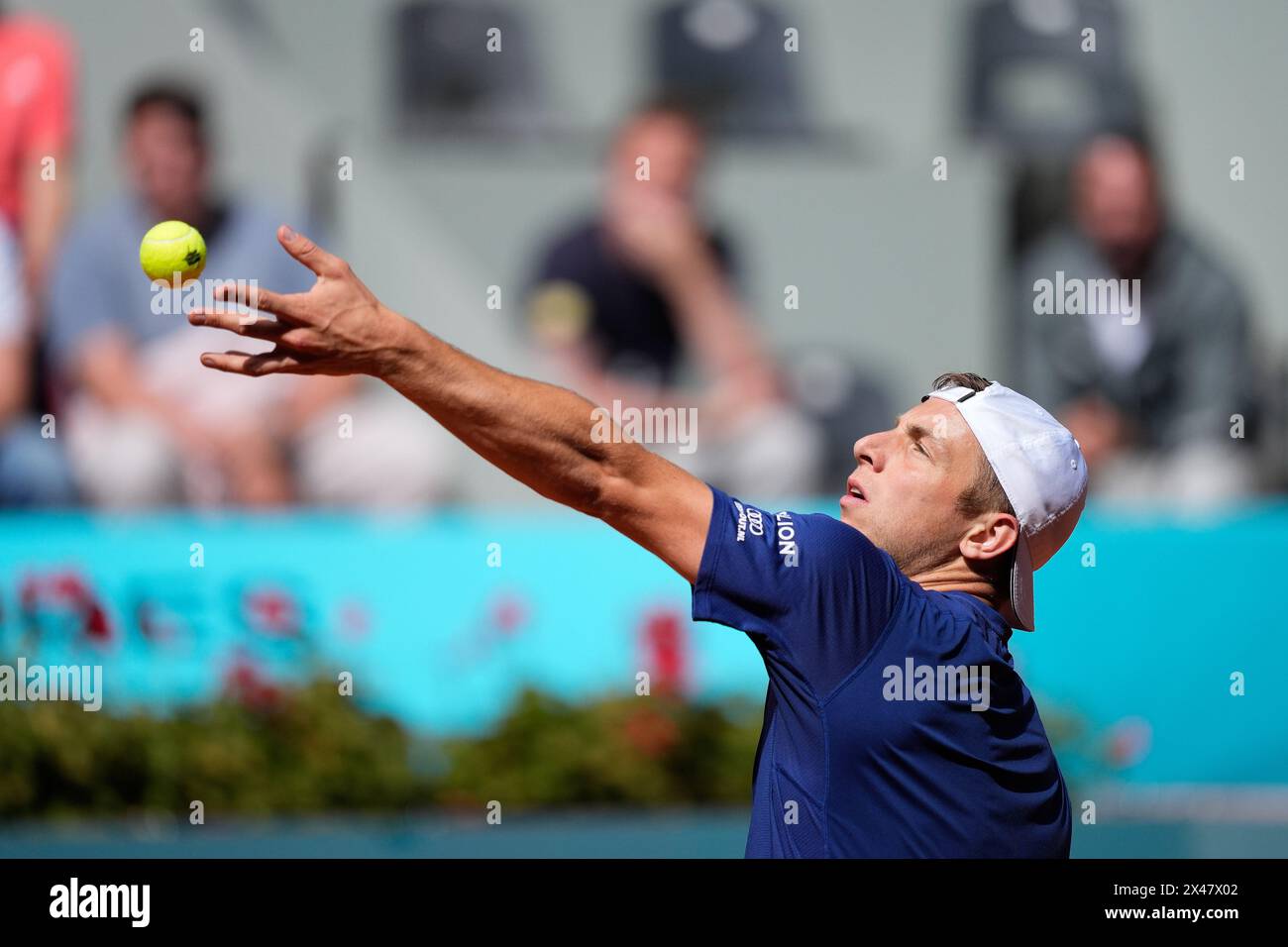 Tallon Griekspoor of The Netherlands in action against Andrey Rublev of ...