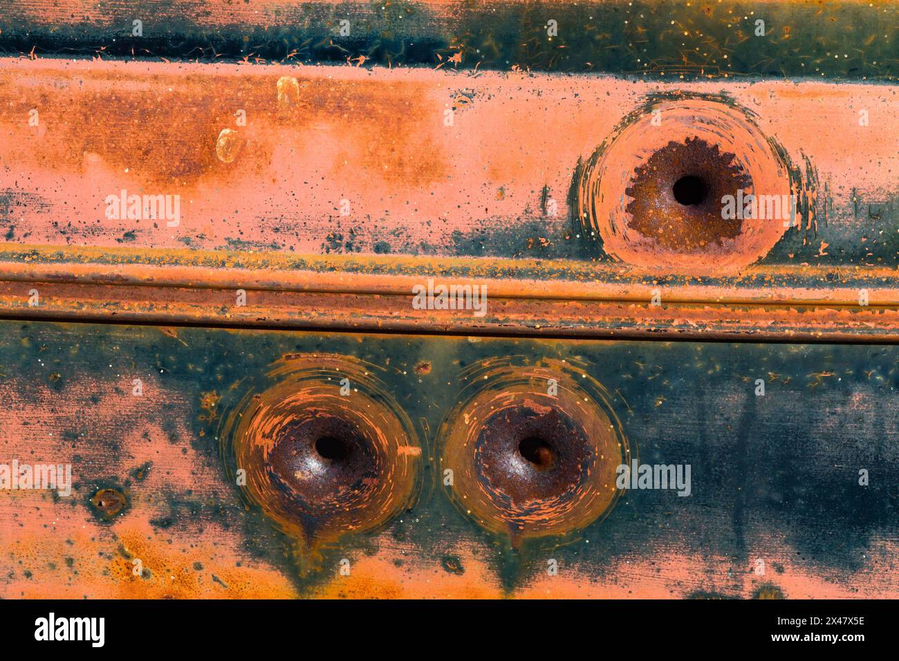 Rust abstracts in the desert Stock Photo - Alamy