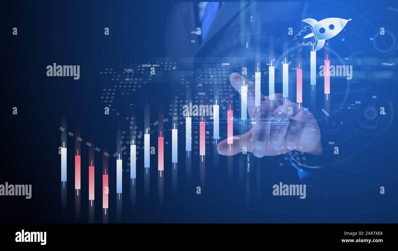 An animated symbol of a flying rocket, indicated by a point of light on ...