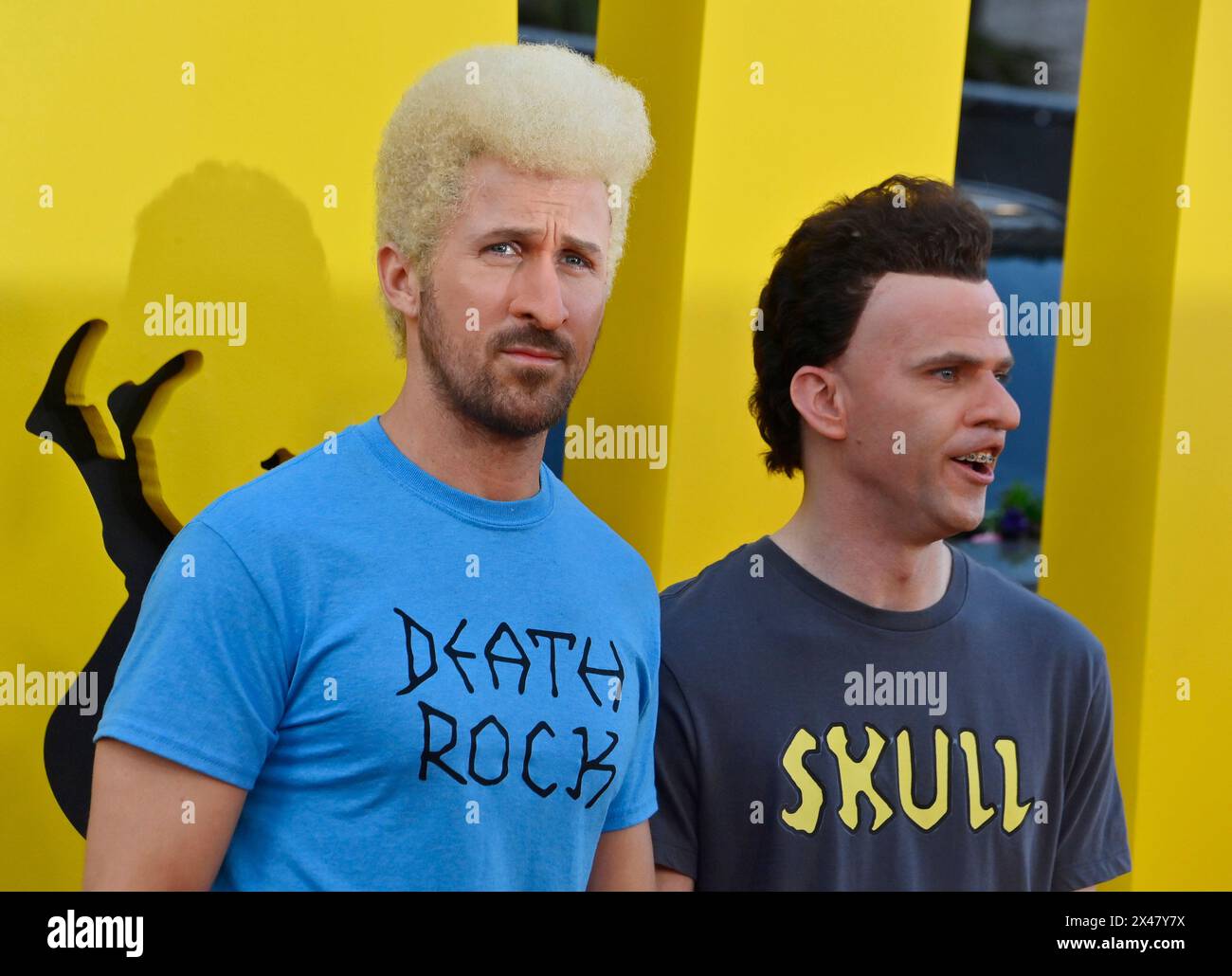 Los Angeles, United States. 30th Apr, 2024. Ryan Gosling (L) and Mikey ...