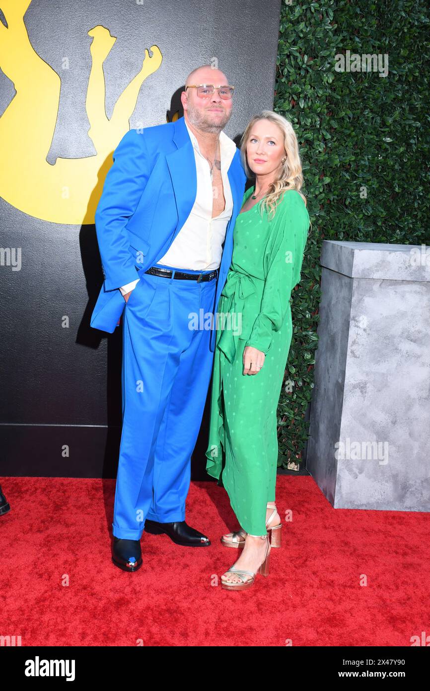 Los Angeles, California, USA 30th April 2024 Composer Dominic Lewis and ...