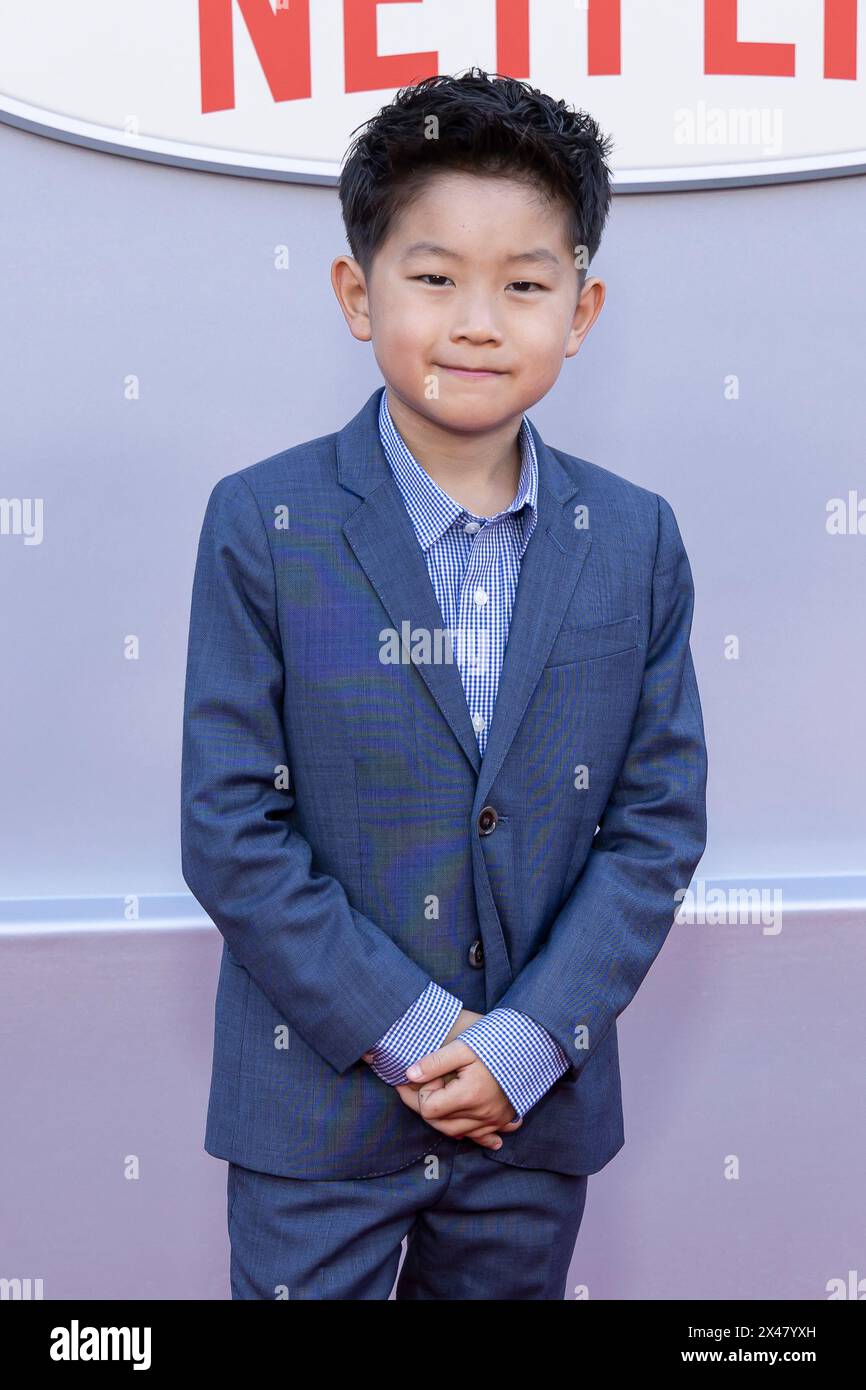 Los Angeles, USA. 30th Apr, 2024. Isaac Bae attends the arrivals of the ...