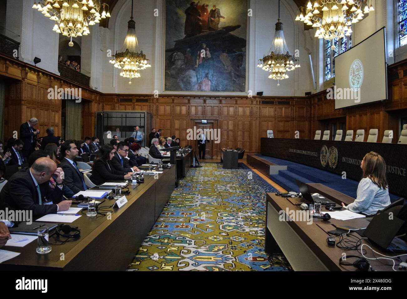 Icj hearing hi-res stock photography and images - Alamy