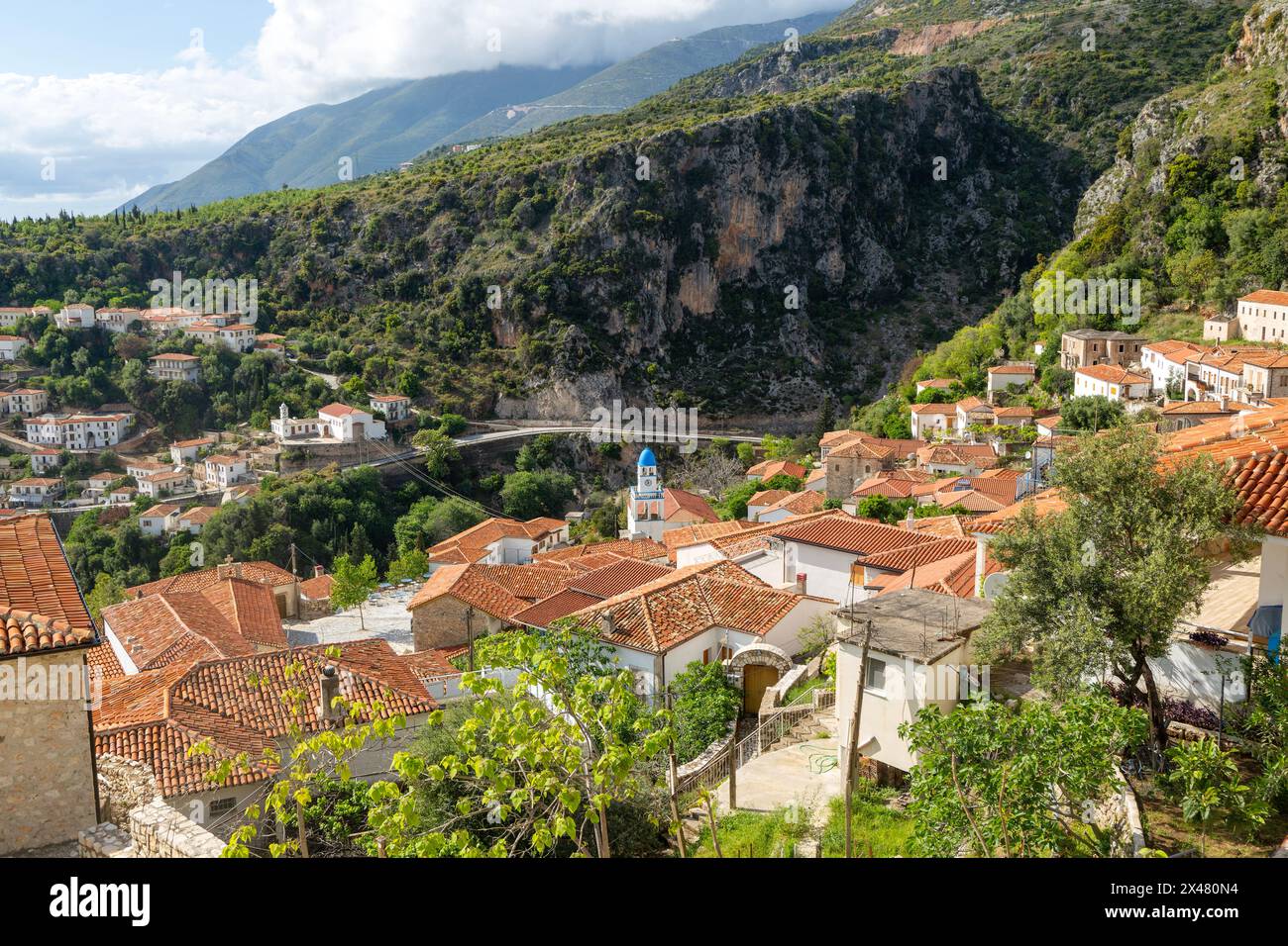 View over houses and rooftops to Greek Orthodox Church of Saint ...