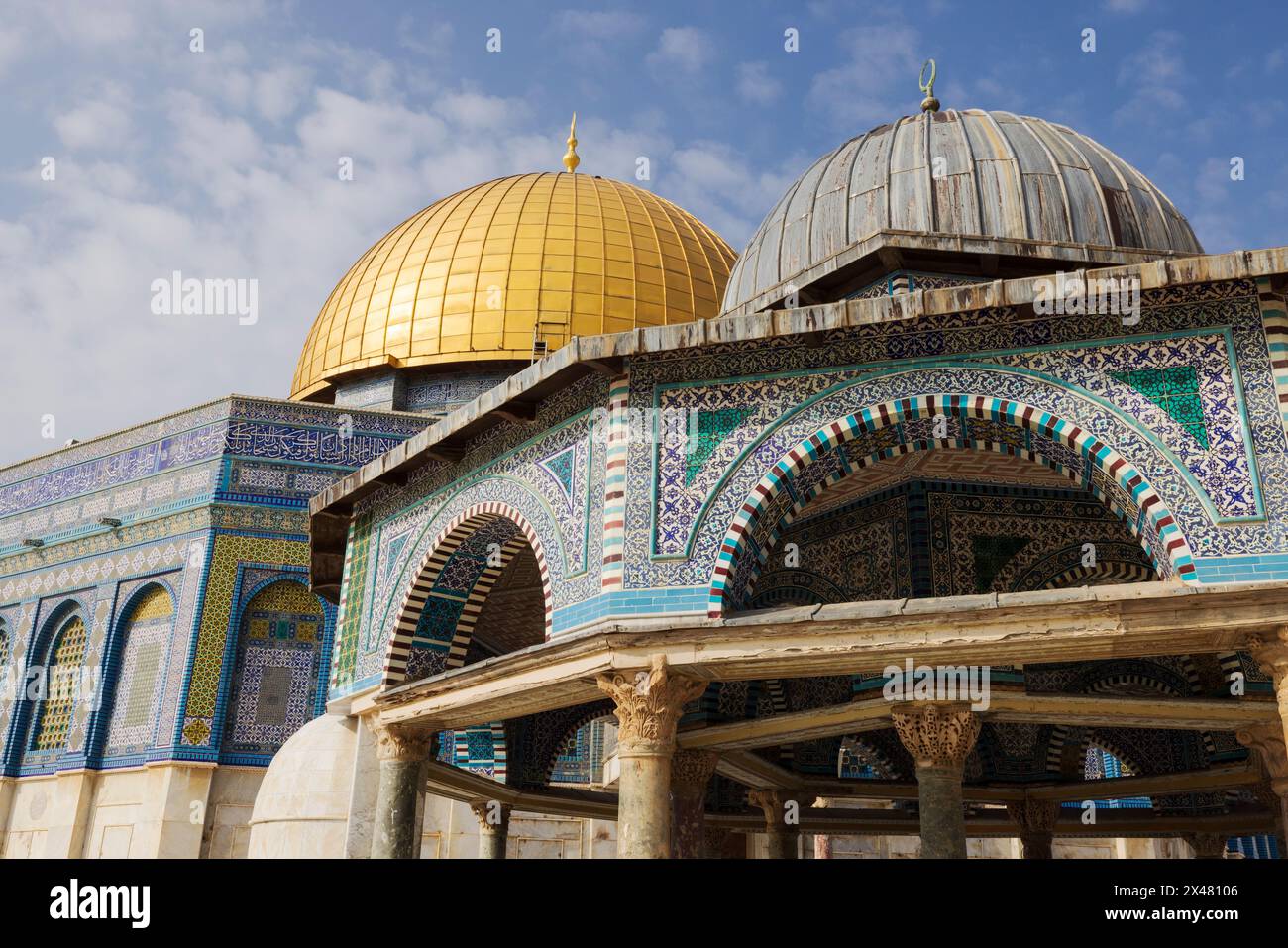 Israel, Jerusalem. Temple Mount, Al-Aqsa Mosque linked to Muhammad and ...