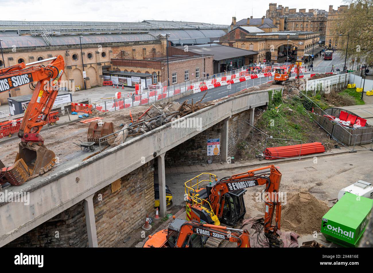 York England United Kingdom Major renovations of the roads in and ...