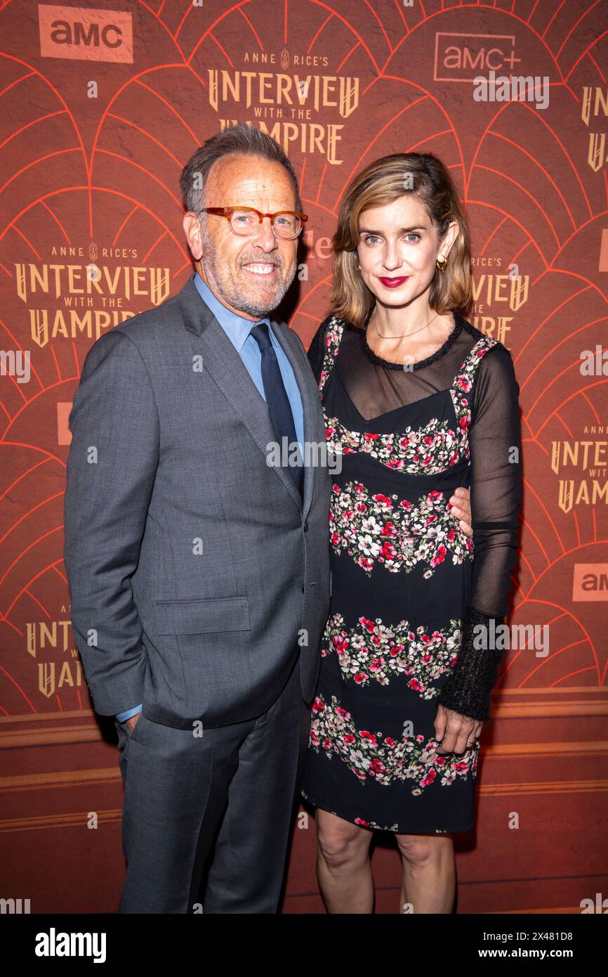 New York, United States. 30th Apr, 2024. (L-R) Mark Johnson and Lezlie ...