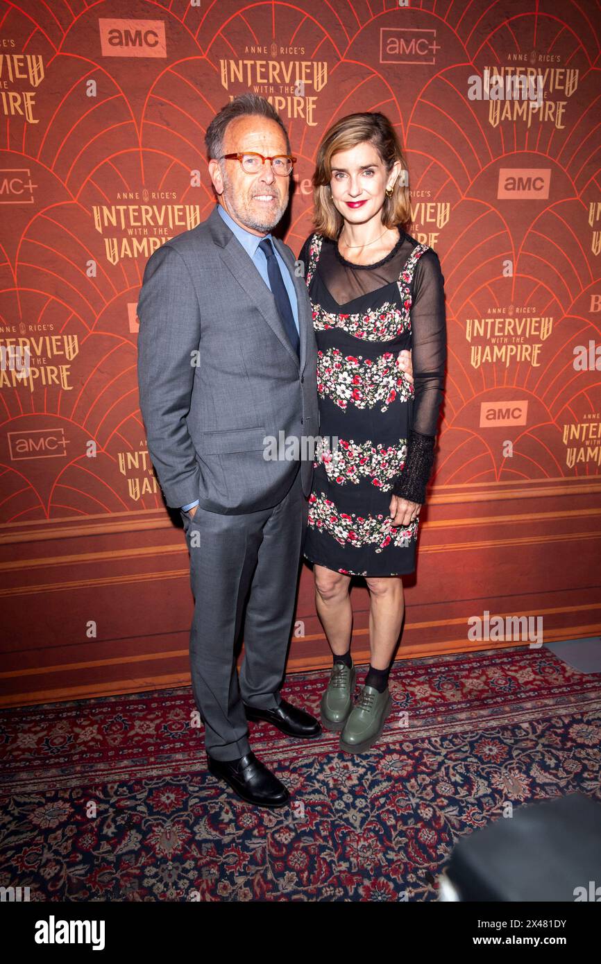 New York, United States. 30th Apr, 2024. (L-R) Mark Johnson and Lezlie ...