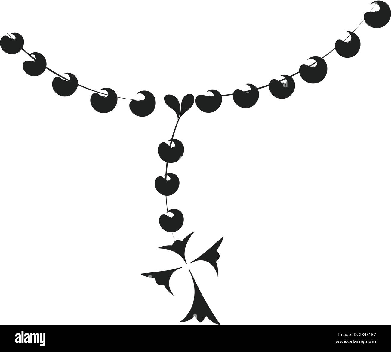 Mary jesus rosary Black and White Stock Photos & Images - Alamy