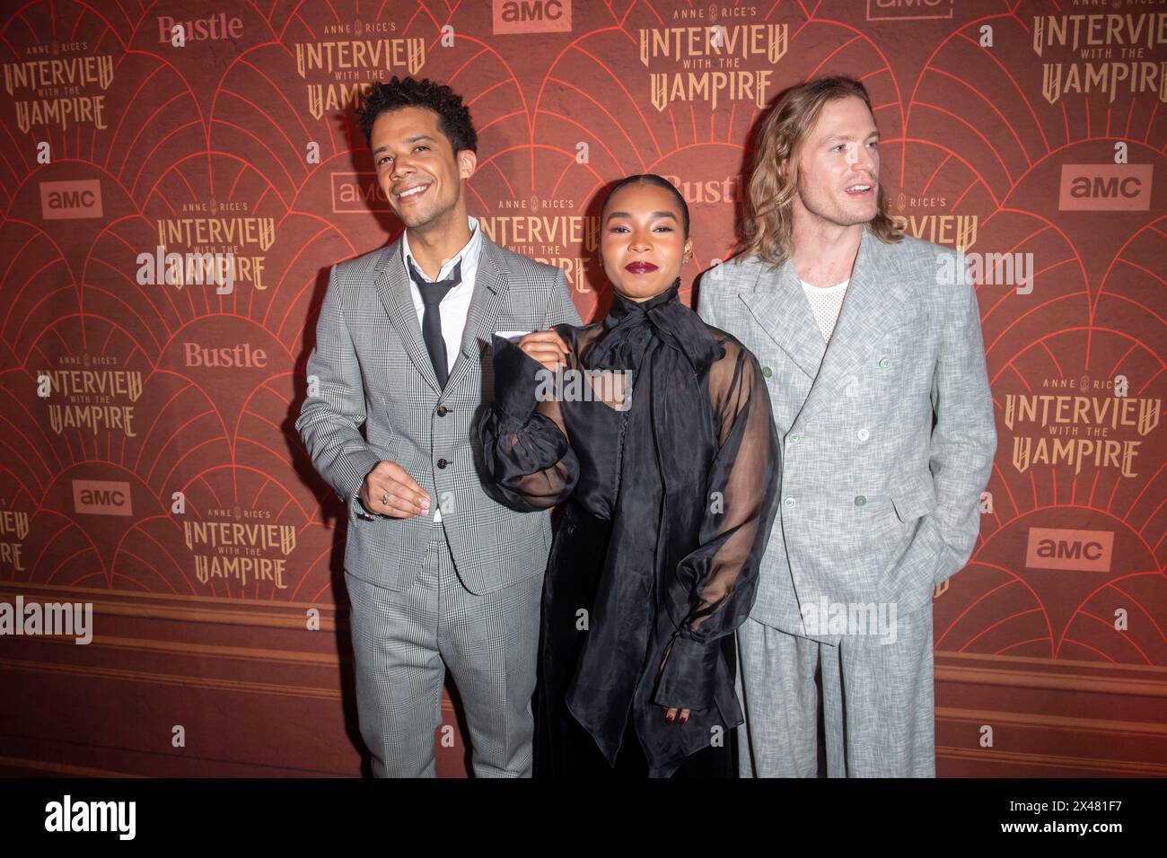 New York, United States. 30th Apr, 2024. (L-R) Jacob Anderson, Kristin ...