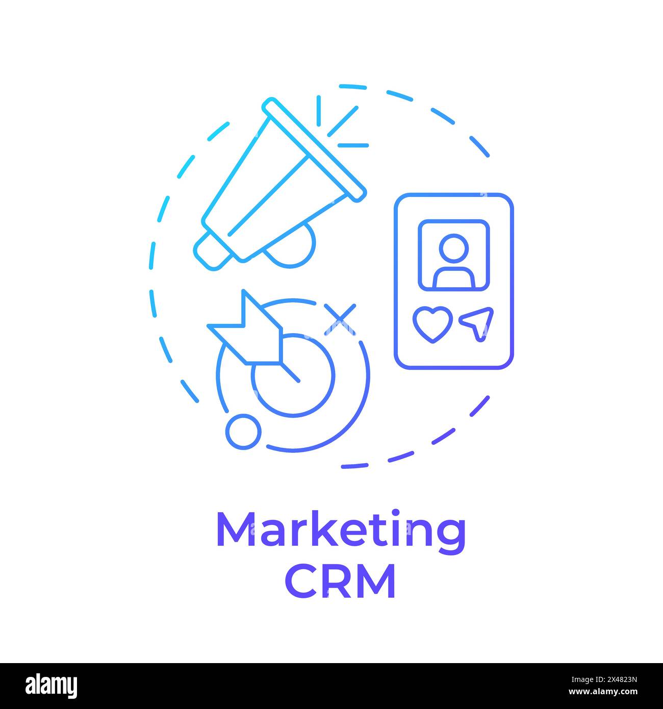 Marketing CRM blue gradient concept icon Stock Vector Image & Art - Alamy Marketing CRM blue gradient concept icon Stock Vector Image & Art - Alamy