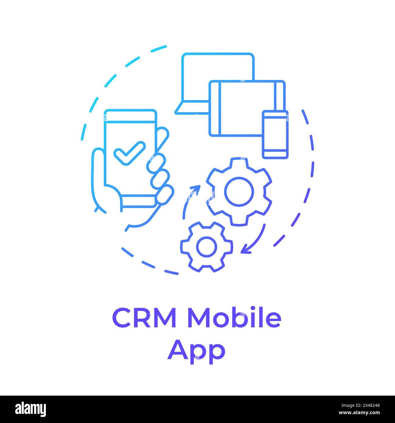 CRM mobile app blue gradient concept icon Stock Vector Image & Art - Alamy CRM mobile app blue gradient concept icon Stock Vector Image & Art - Alamy