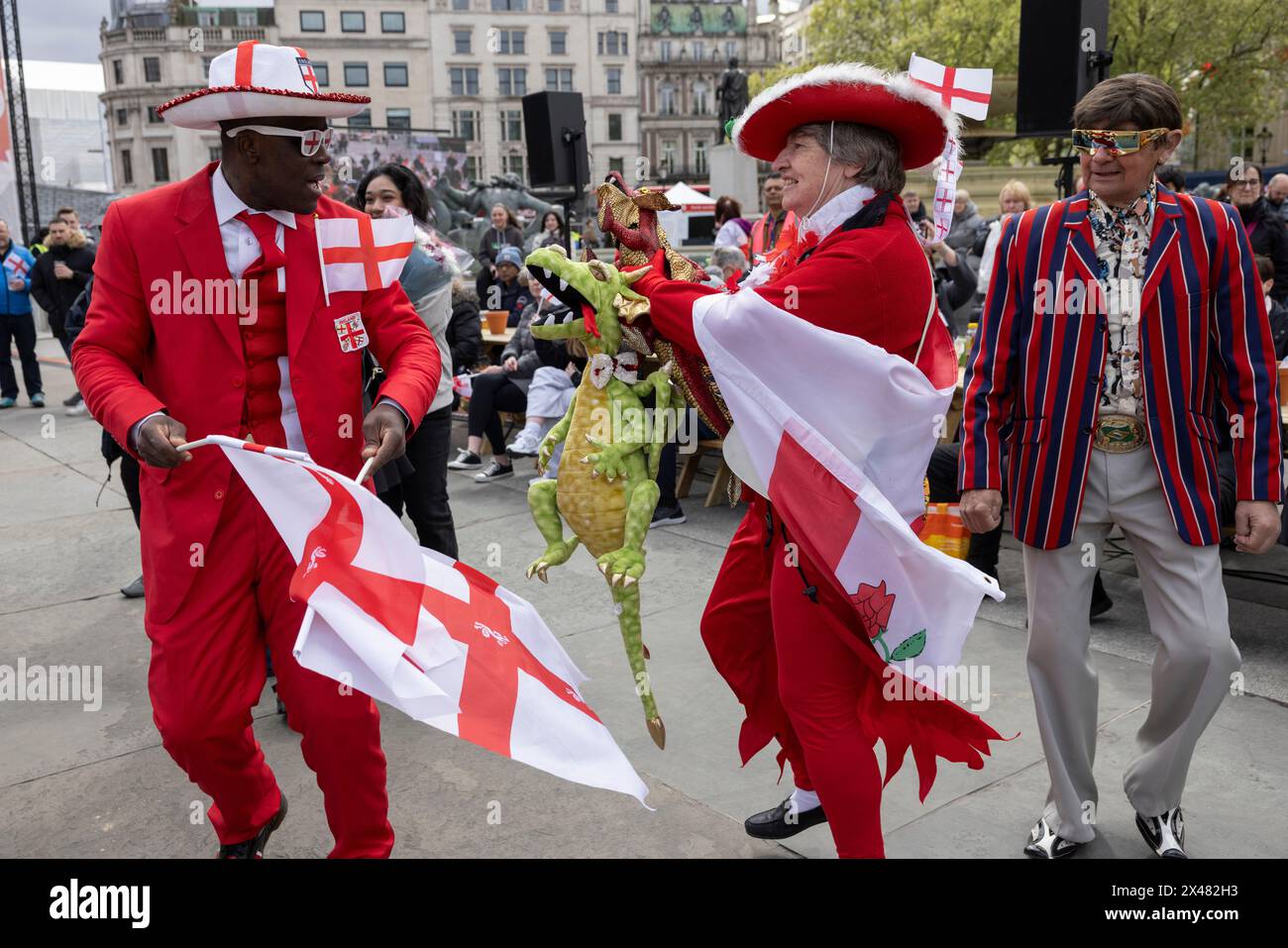 The Feast of St. George Festival in Trafalgar Square, April 23rd 2024 ...