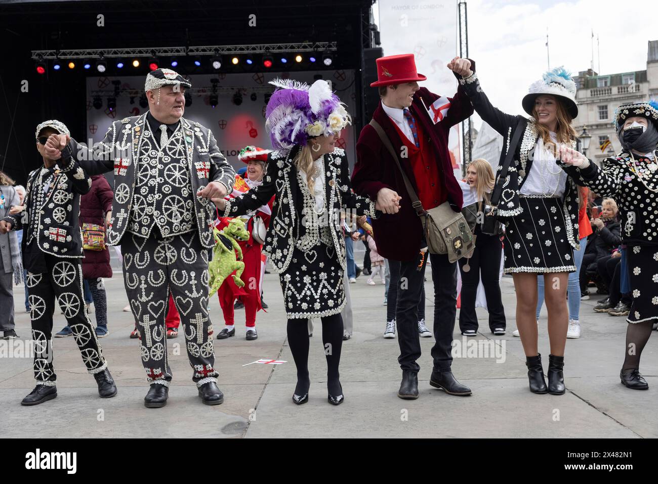 The Feast of St. George Festival in Trafalgar Square, April 23rd 2024 ...