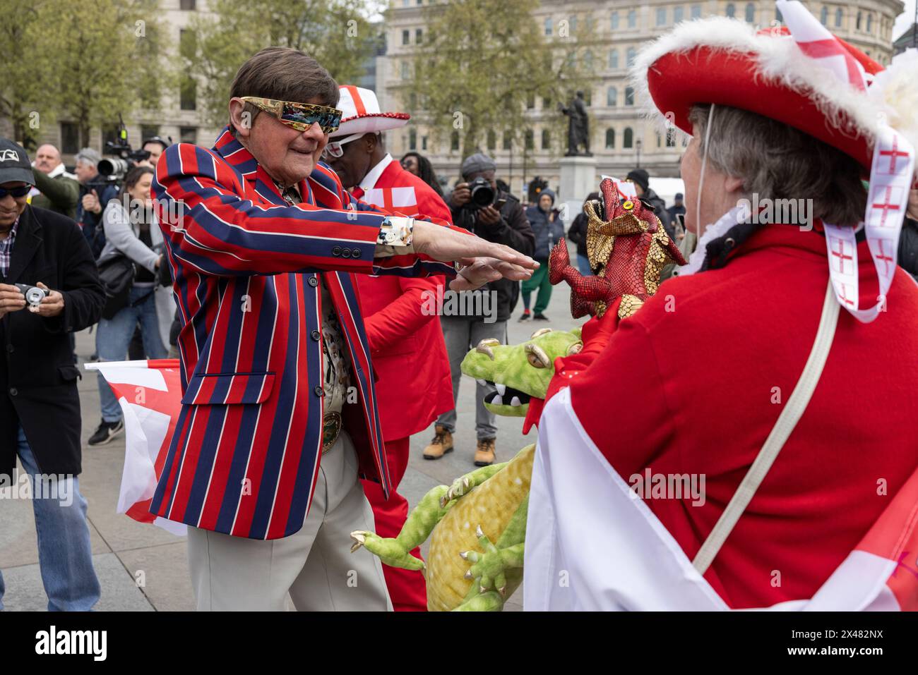The Feast of St. George Festival in Trafalgar Square, April 23rd 2024 ...
