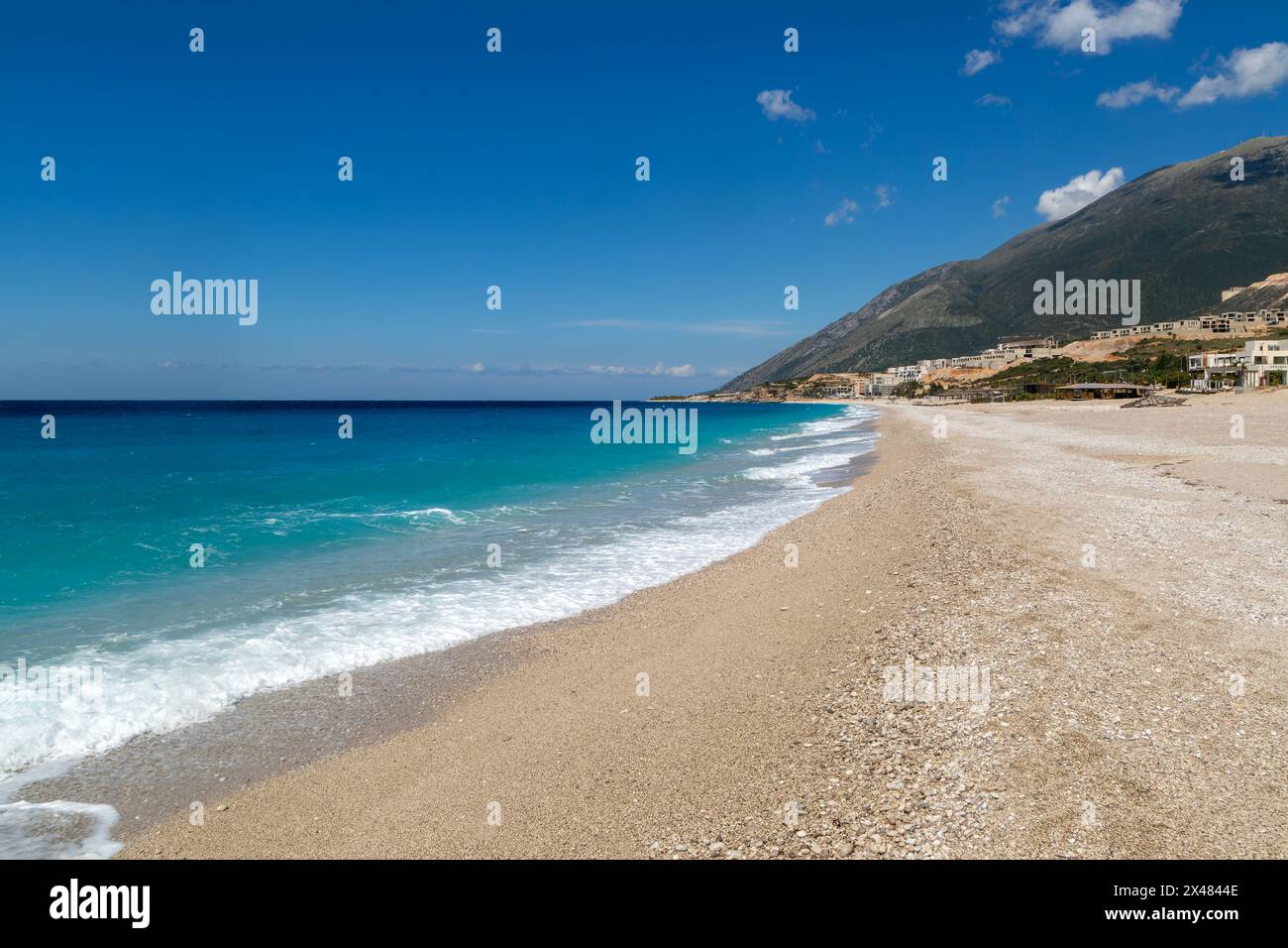 Ionian Sea, Drymades beach, Albanian Riviera, Dhermi, Albania large ...