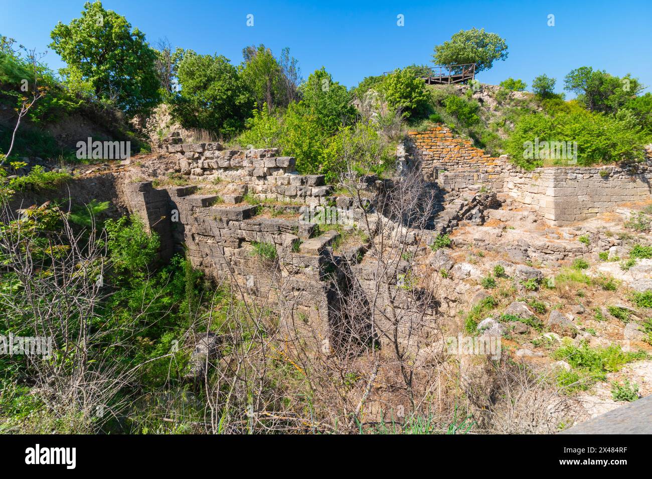 Ruins of Troy. Troy ancient city in Canakkale Turkiye. Visit Turkey ...