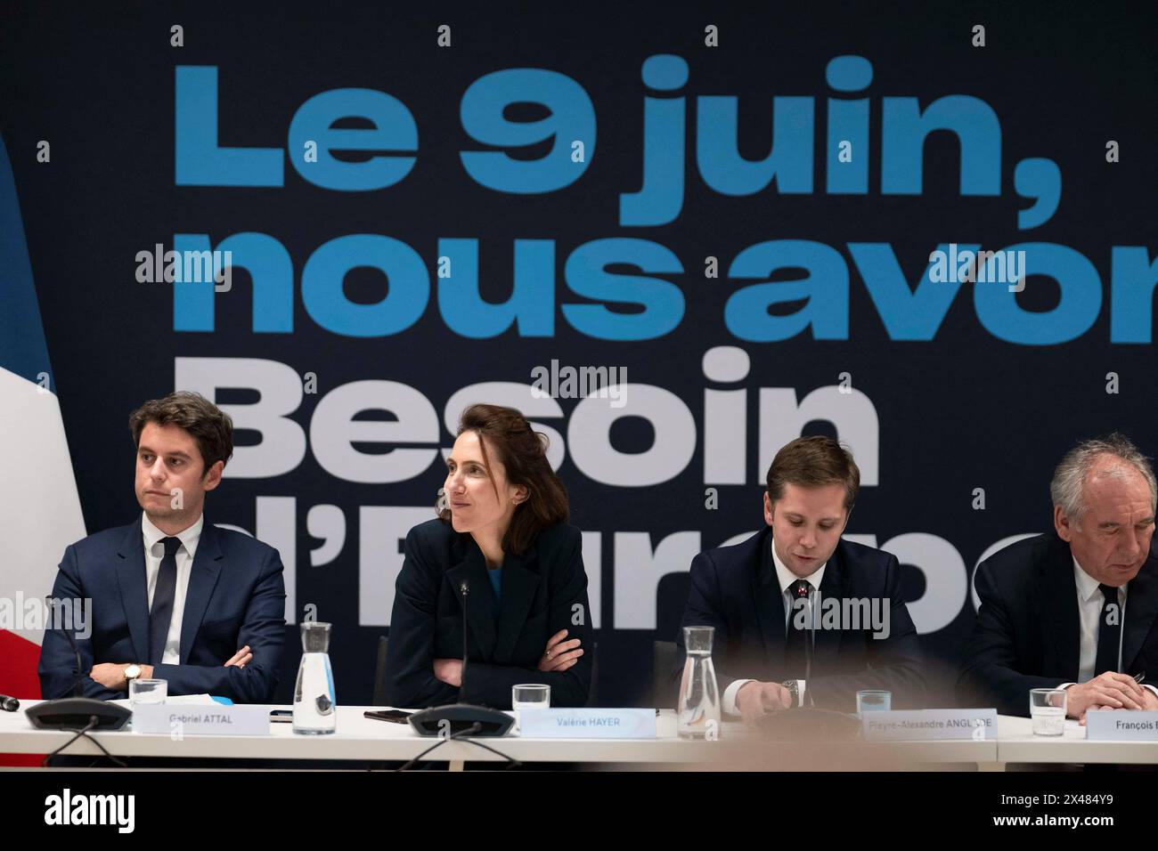 Paris, France. 30th Apr, 2024. French Prime Minister Gabriel Attal ...