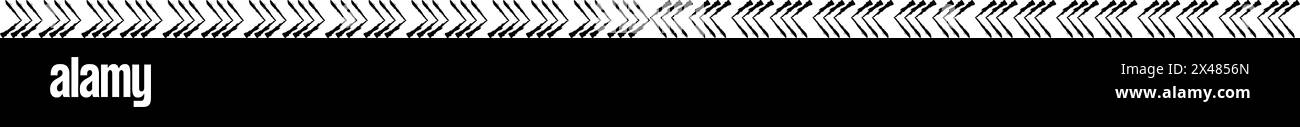 Abstract frame divider border horizontal line vector shape icon for ...