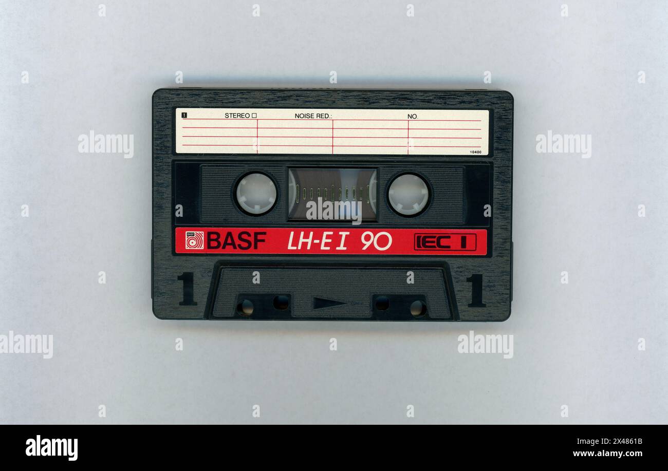 FRANKFURT AM MAIN, GERMANY - MARCH 09, 2024: Basf tape cassette Stock ...